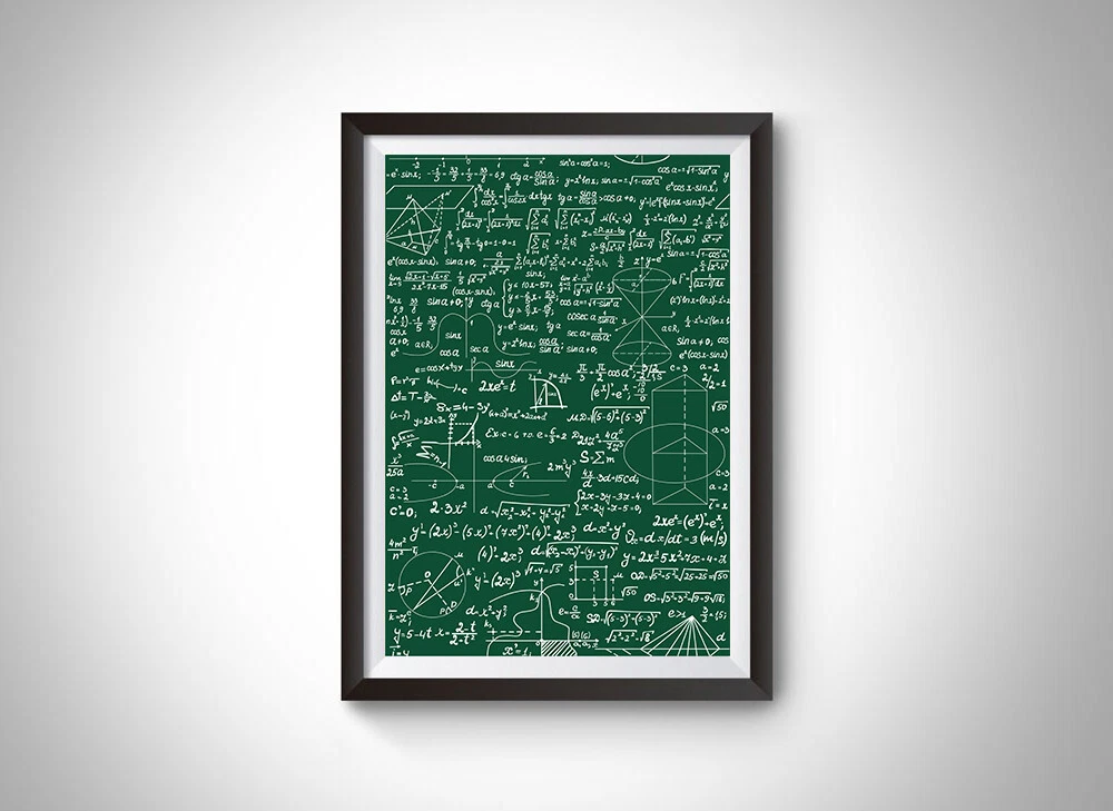 Physics Formula Poster