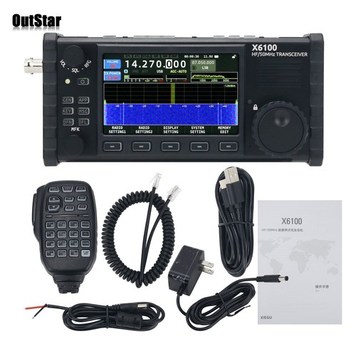XIEGU X6100 50MHz HF Transceiver All Mode Transceiver SDR Transceiver ...