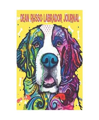 Dean Russo Labrador Journal: Lined Journal For Dog Lover, Note Taking ...
