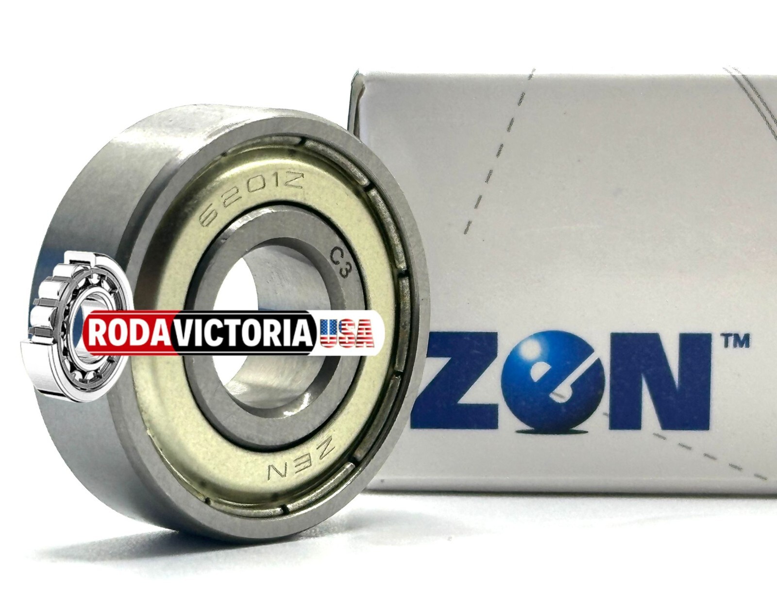 ZEN 6201 ZZ C3 DEEP GROOVE BALL BEARING, METAL SHIELDED 12x32x10mm | eBay