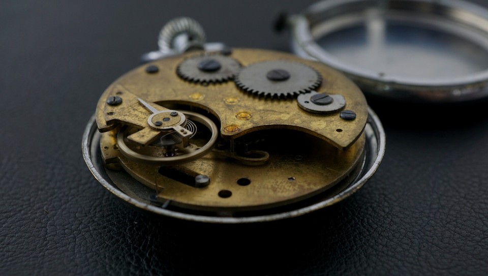 Vintage German military WWII mechanical stopwatch 50mm two-button ...