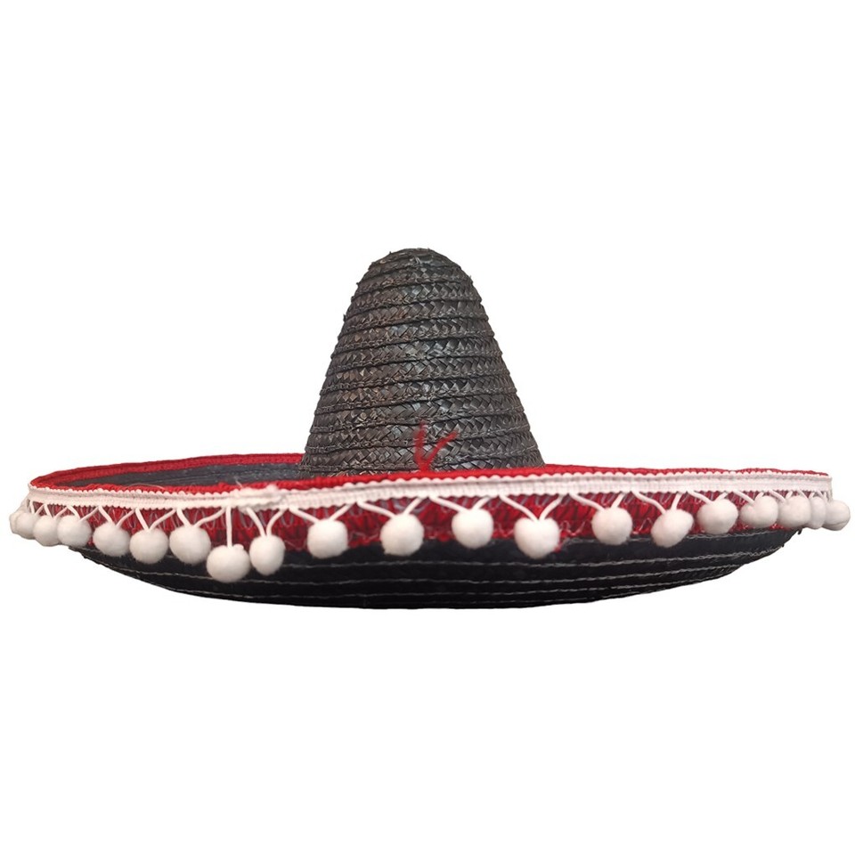 MEXICAN SOMBRERO HAT WESTERN BANDIT FANCY DRESS COSTUME PARTY ACCESSORY ...