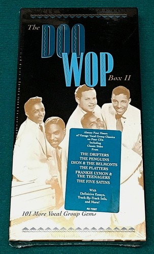Sealed 4 CD SET : The DOO WOP Box II : Vocal R&B @ Drifters/Penguins ...