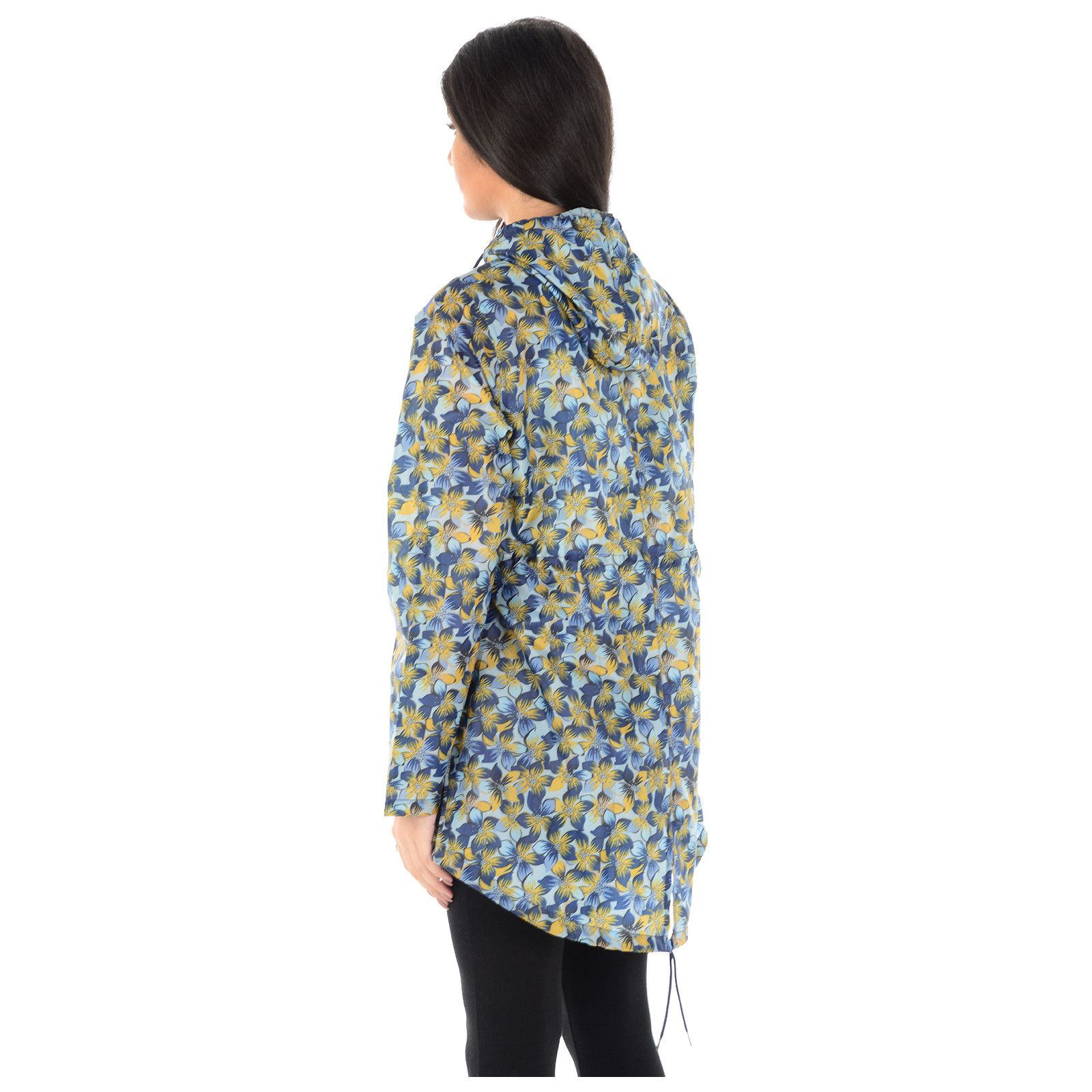 LADIES RAIN MAC WOMEN RAINCOAT FISHTAIL KAGOOL PARKA FESTIVAL HOODED ...