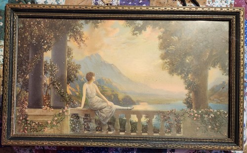 Framed R.ATKINSON FOX PRINT-SUNSET DREAMS-C. 1925-MASTER ART-VG | eBay