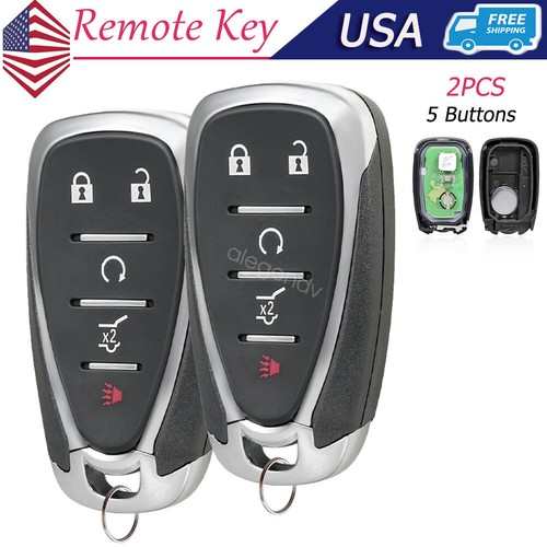 2 Smart Remote Key Fob for 2018 2019 2020 2021 Chevrolet Traverse ...