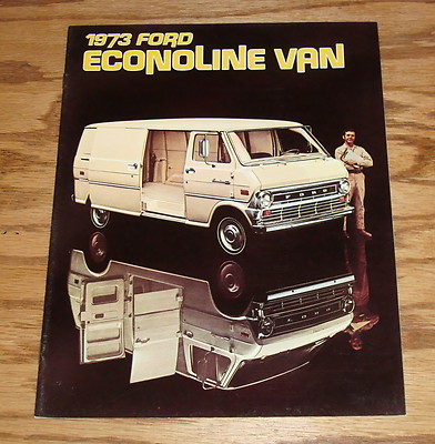 Original 1973 Ford Econoline Van Sales Brochure 73 E-100 E-200 E-300 | eBay