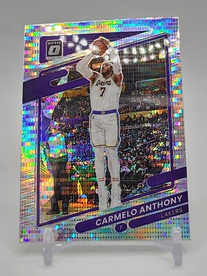 2021-22 Donruss Optic - Carmelo Anthony - SILVER Pulsar Prizm Card #109 ...