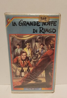 RUSTICHELLI,CARLO La Grande Notte Di Ringo Ringo's Big Night VHS ITALY ...