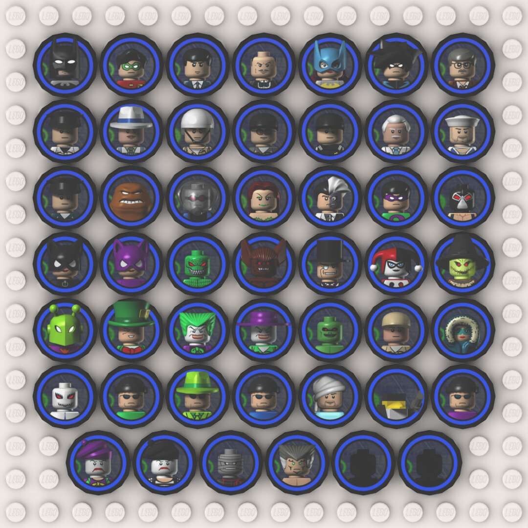 Lego Robin Face Decals