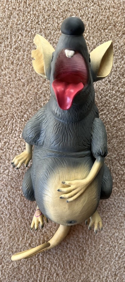 Gemmy Halloween Fat Rat 15" Talking Animated Burping PLEASE READ ...