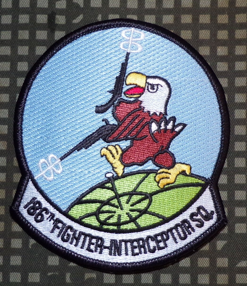 US Air Force 186th Fighter Interceptor Squadron FIS Full Color Patch ...