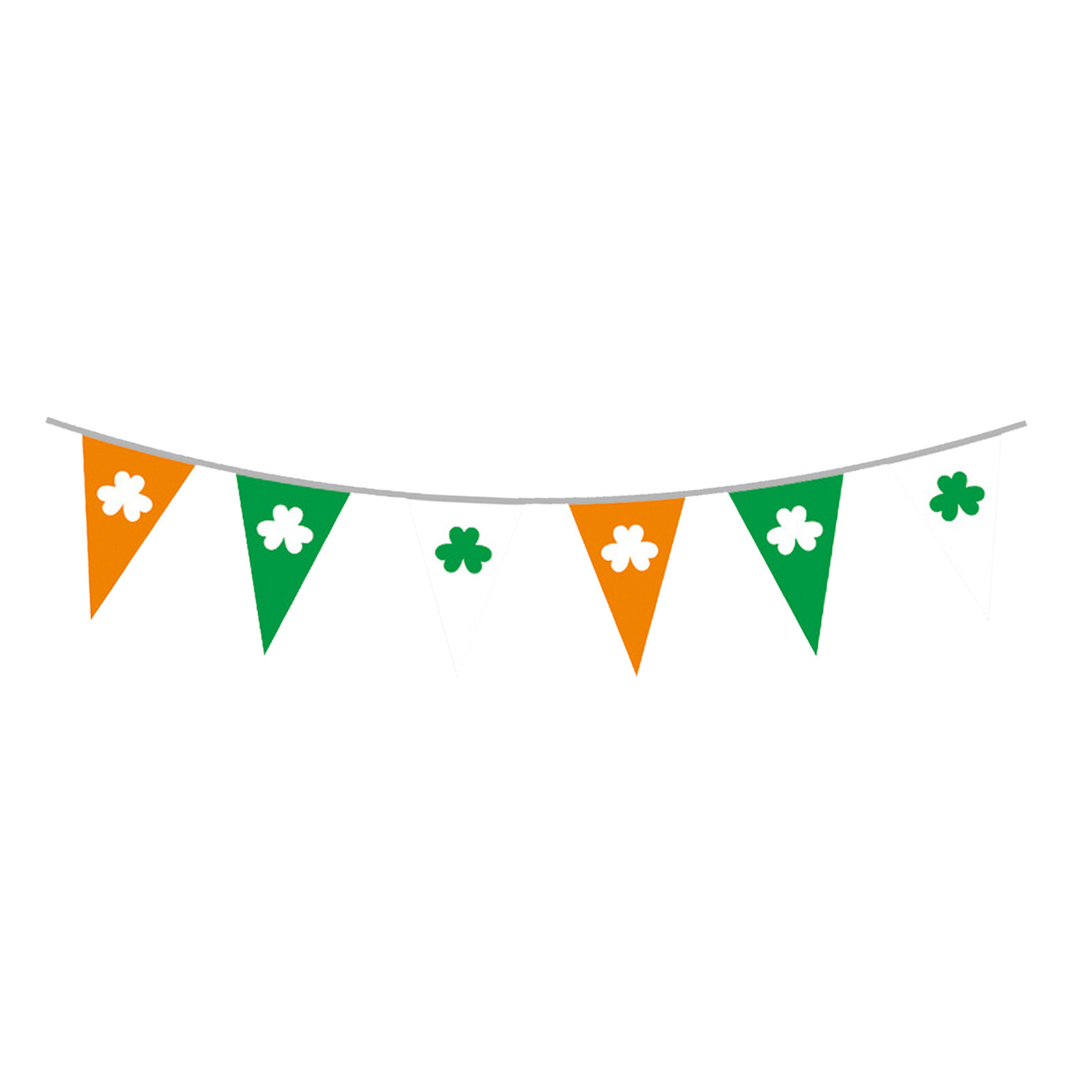 St. Patric Day Hanging Flag Banner Style Triangle Flag Monogram Irish ...