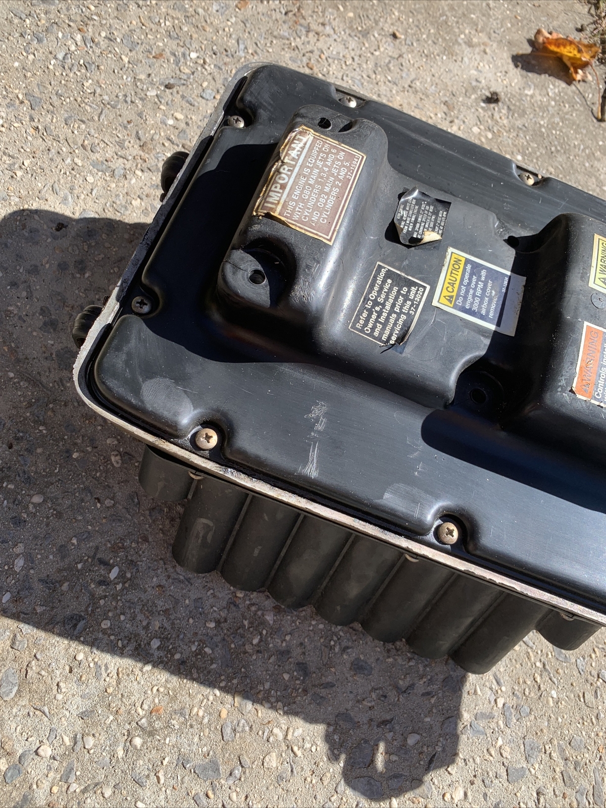 Mercury Blackmax 150hp 200hp Sound Attenuator Plate Cover Silencer ...