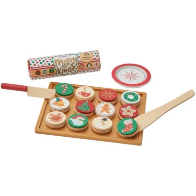 NEW Teamson Kids Holiday Kitchen Christmas Cookie Play Set - Pretend ...