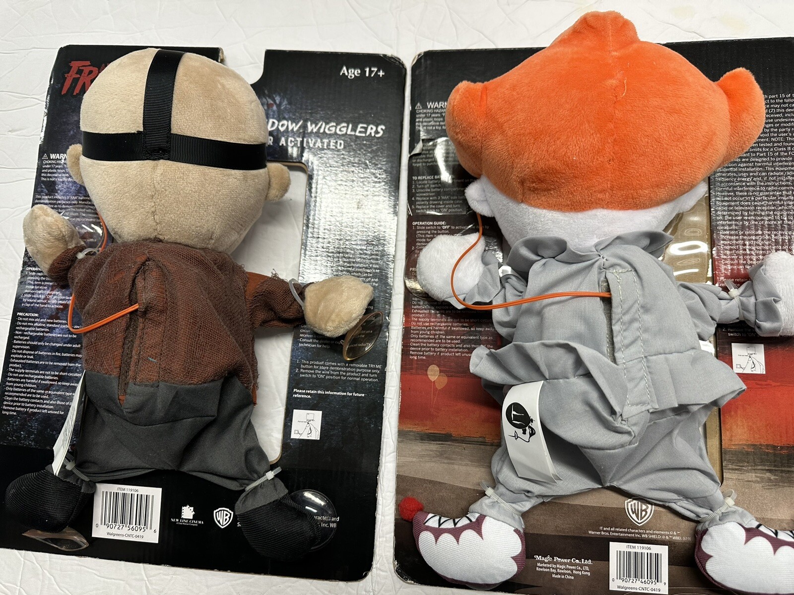 LOT Friday the 13th Jason Voorhees Window Wiggler Pennywise Window ...