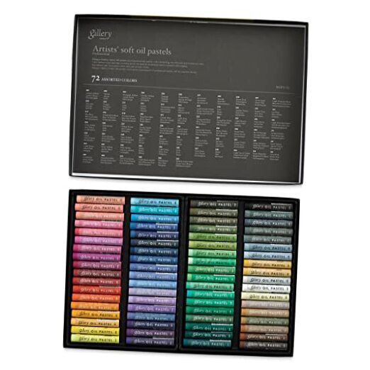Gallery Artists' Soft Oil Pastels Set of 72 Assorted Colors(MOPV-72) | eBay