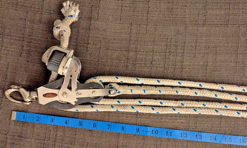 RONSTAN 4:1 MAINSHEET or BOOM VANG System of 48", 3/8" rope incl | eBay
