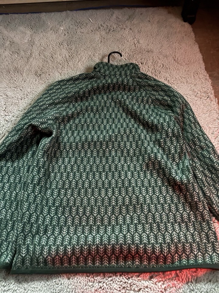 Patagonia Men's Better Sweater Fleece Quarter Zip Pine Tree Print, M | eBay