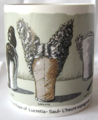 Glyndebourne Opera Mug 2015 Simon Dorrell Wigs. Saul, Rosenkavalier Etc ...