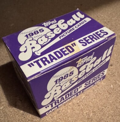 1985 Topps Traded Series Baseball Set 1-T to 132-T | eBay