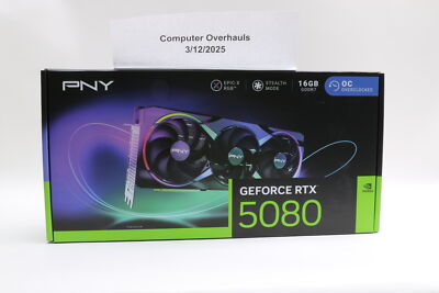 In-Hand! Sealed! PNY GeForce RTX 5080 OC 16GB, VCG508016TFXXPB1-O | eBay