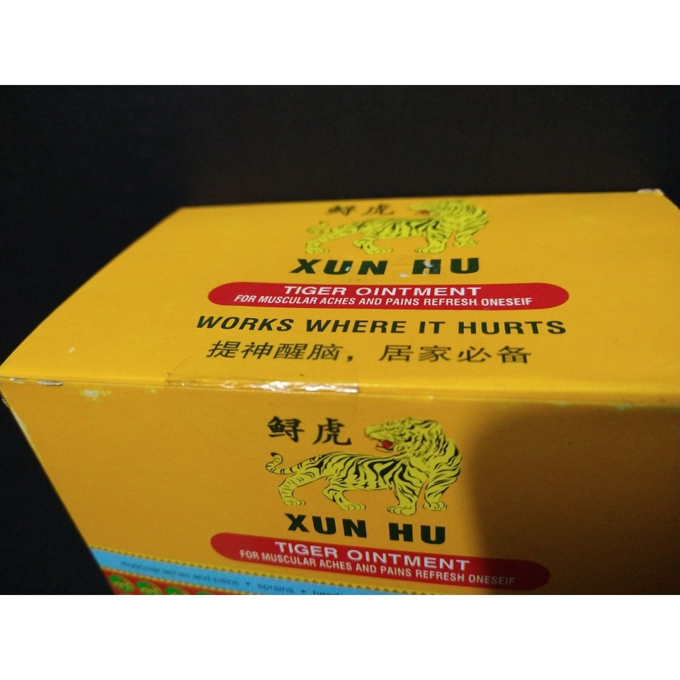 (12) Xun HU Tiger Balm White Herbal Rub Arthritis Pain Relief Massage ...