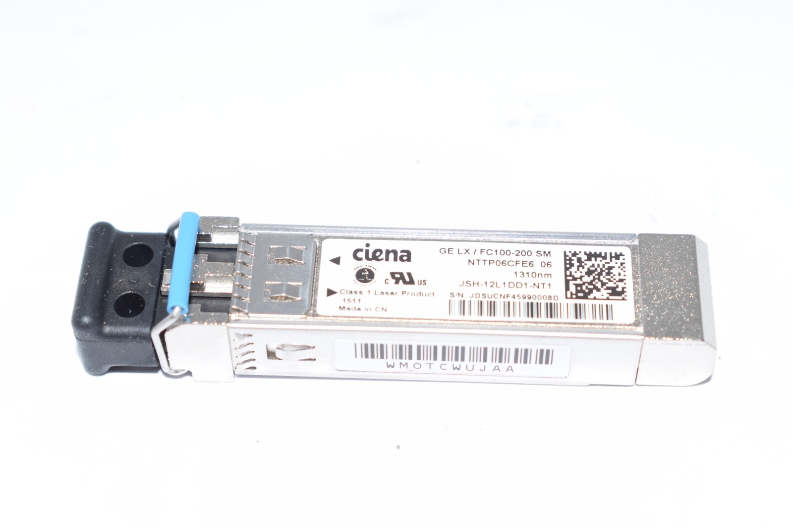 Ciena NTTP06CFE6 - Ge Lx/fc100 Sm/fc200 SFP Transceiver Wmotcwujaa for ...