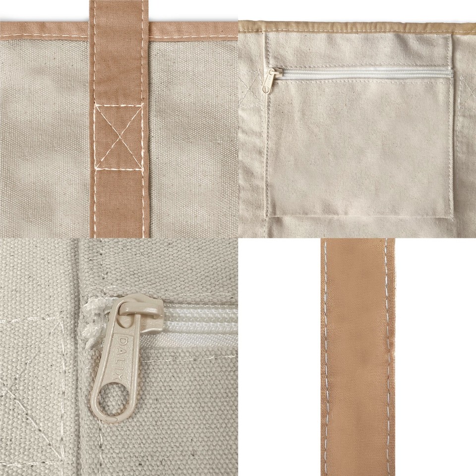 22" Extra Large Open Top Shopping Tote Grocery Bag with Outer Pocket | eBay