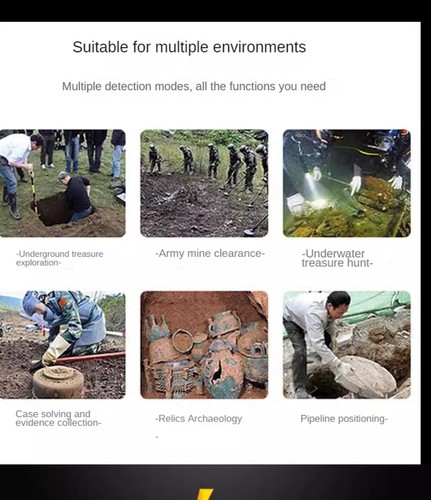 VR9000 Long Range Underground Visual Metal Detector Prospector Treasure ...