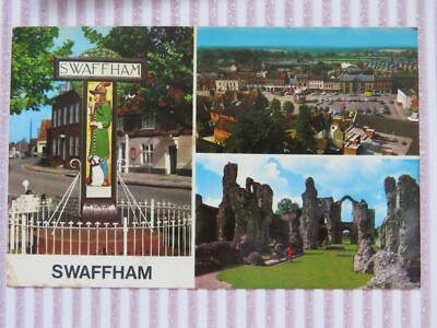 Vintage 1980 Swaffham Multi View Real Photo Postcard | eBay