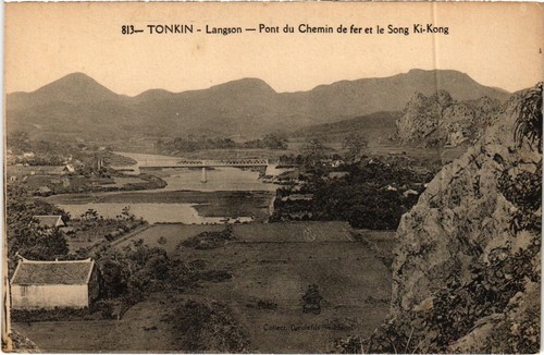 CPA AK Tonkin Pont du Chemin de fer Vietnam Indochina (1345678) | eBay