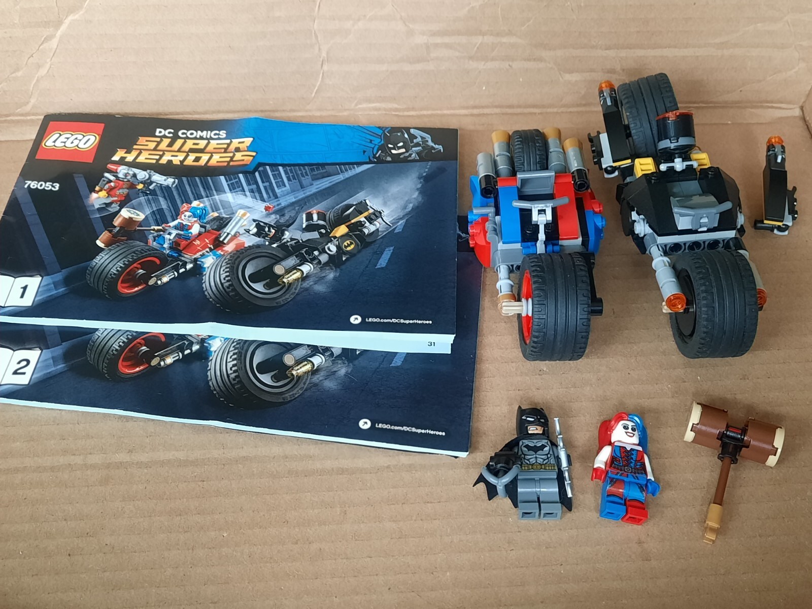 2016 LEGO Super Heroes 76053 Gotham City Cycle Chase - Near Complete ...