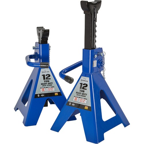 Strongway Double-Locking 12-Ton Jack Stands, 24,000-Lb. Total Capacity ...