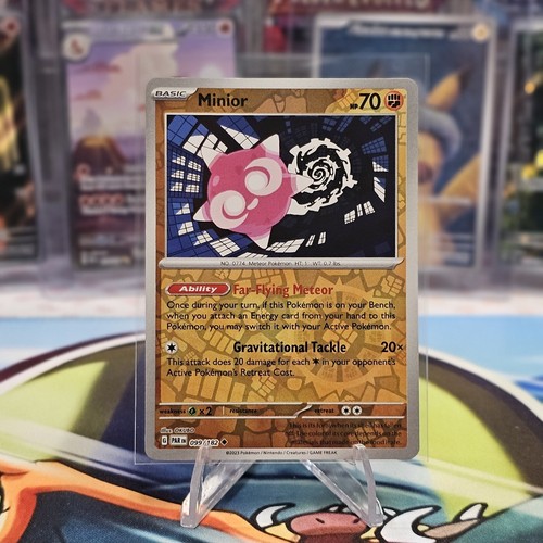 Minior 099/182 Reverse Holo Paradox Rift Pokémon TCG Scarlet & Violet ...