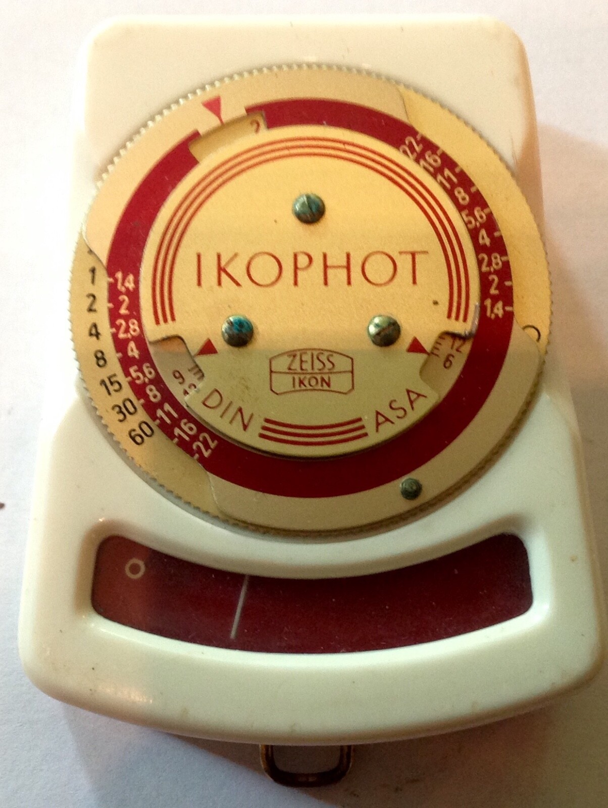 VIntage ZEISS IKon Ikophot Selenium Light Meter w/ Case Made in Germany ...