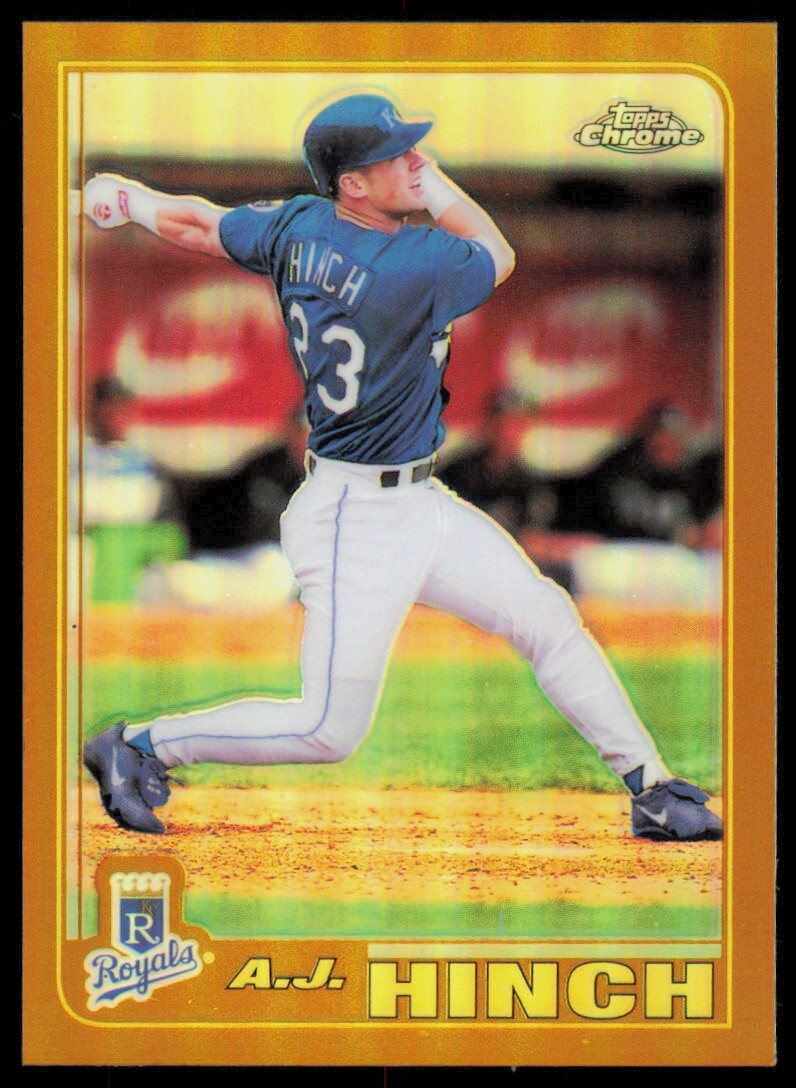 2001 Topps Chrome Retrofractor AJ Hinch Kansas City Royals #395 | eBay