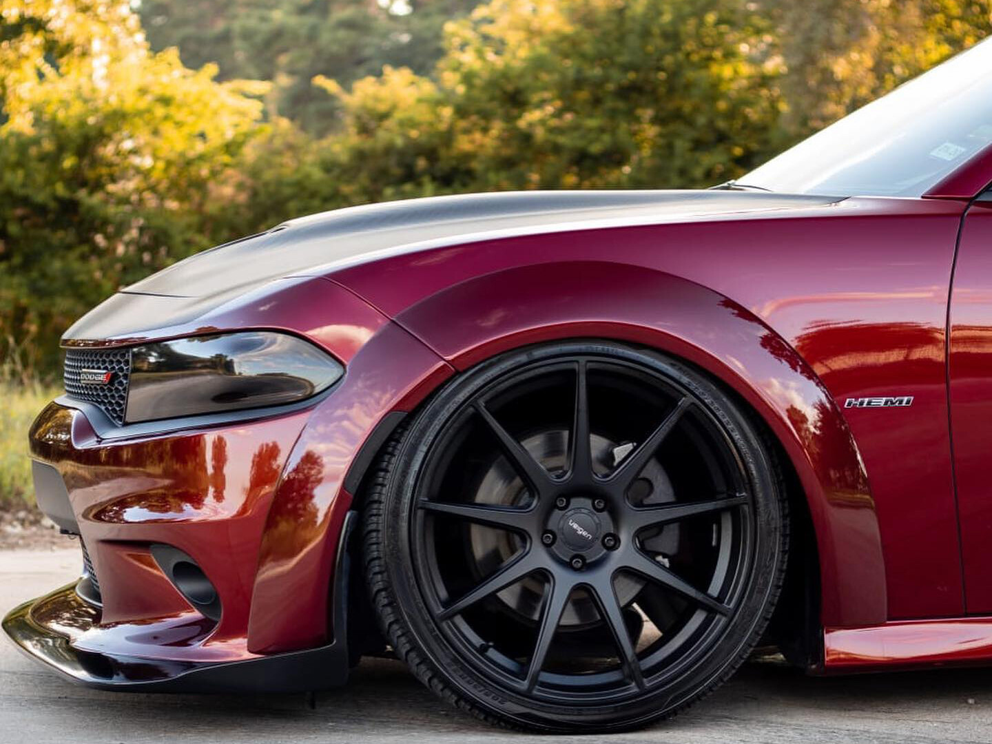 2015-2022 Dodge Charger SRT Front Air Dam 392 R/T Scat Pack Hellcat ...