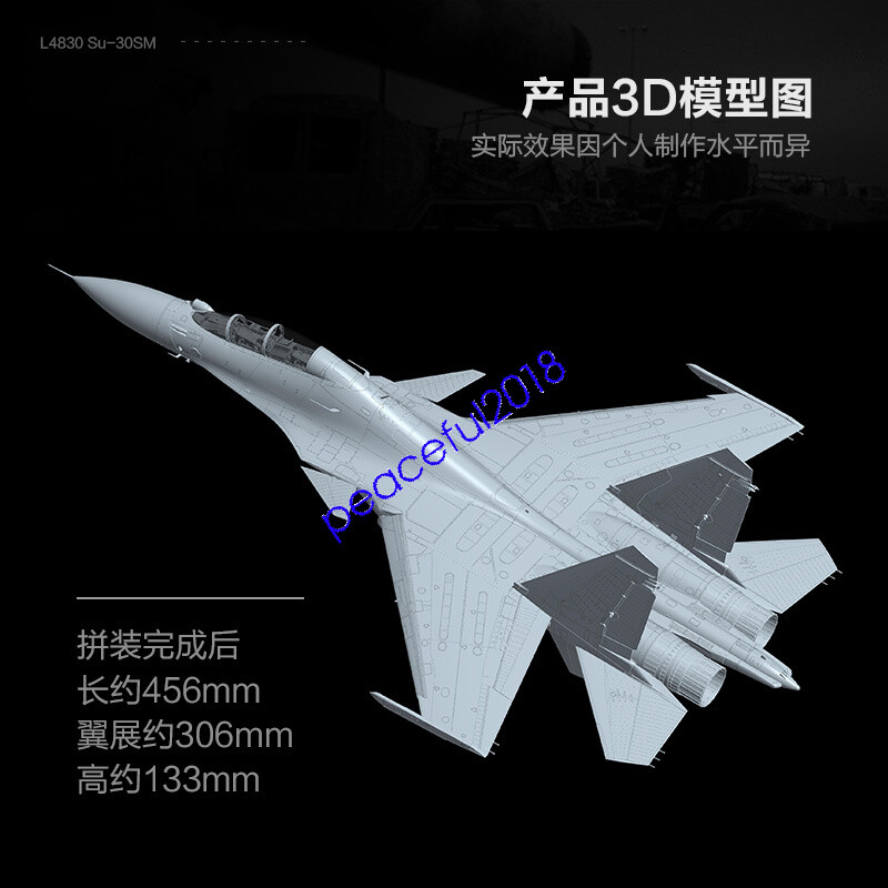 Great Wall Hobby GW L4830 1/48 Russian Su-30SM "Flanker- H" Multi-Role ...