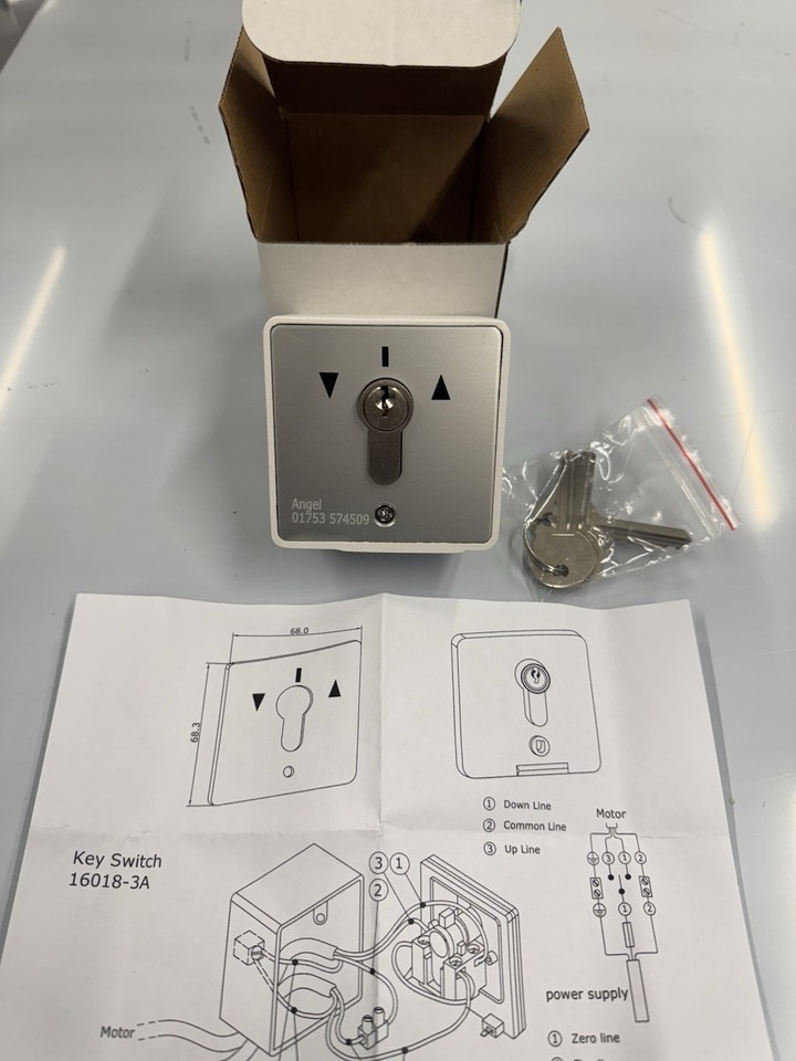 Roller Shutter Key Switch with 3 keys | eBay UK