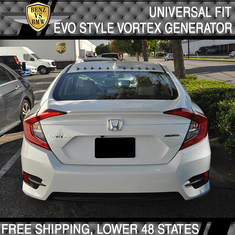 Universal Roof Air Vortex Generator Diffuser VG EVO Style 10 Pcs CF ...