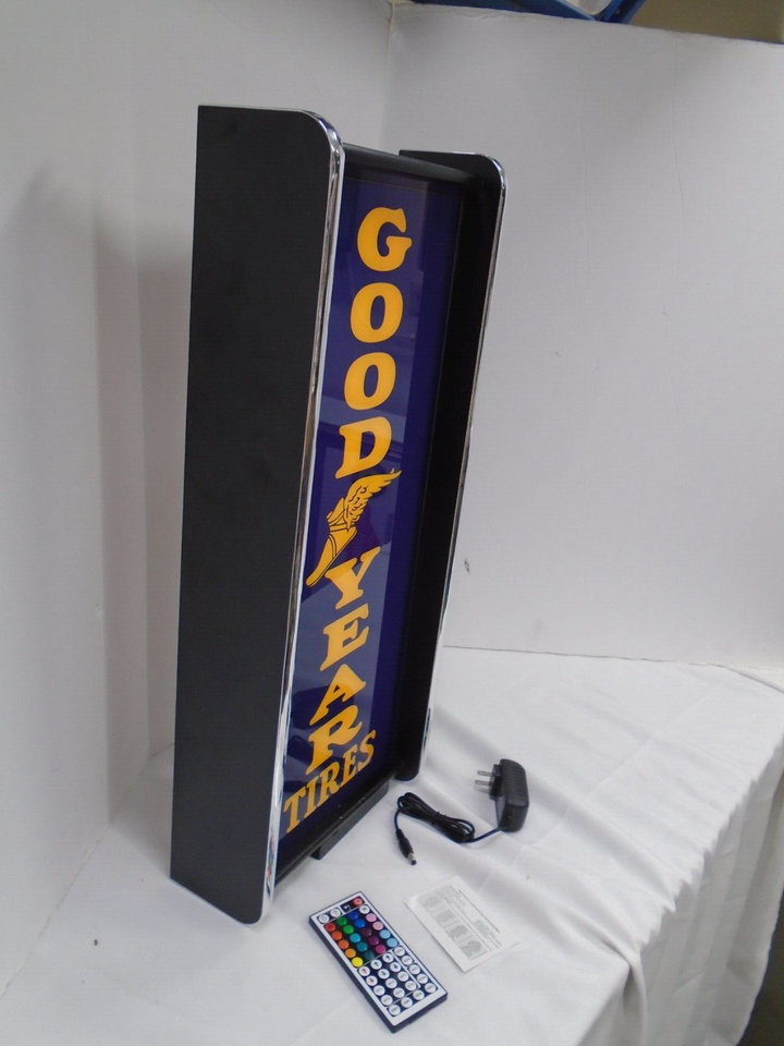 Goodyear Tires LED Display lighted sign lightbox Wall Hanging Light | eBay