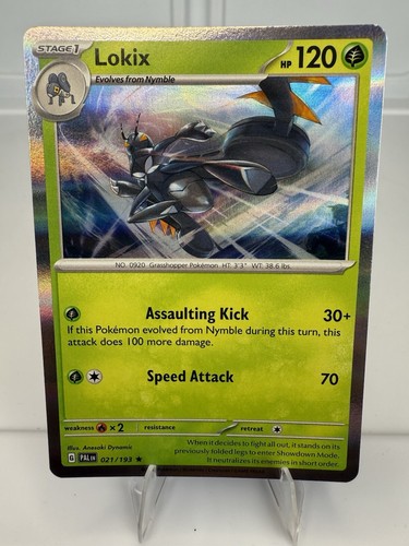 Lokix 021/193 Paldea Evolved NM Holo Rare Pokemon Card | eBay