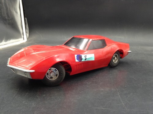 Eldon 1968 Corvette Stingray coupe Red Battery operated vintage 13 ...