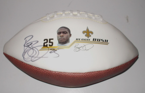 REGGIE BUSH signed autographed New Orleans Saints 2006 Draft Day ...