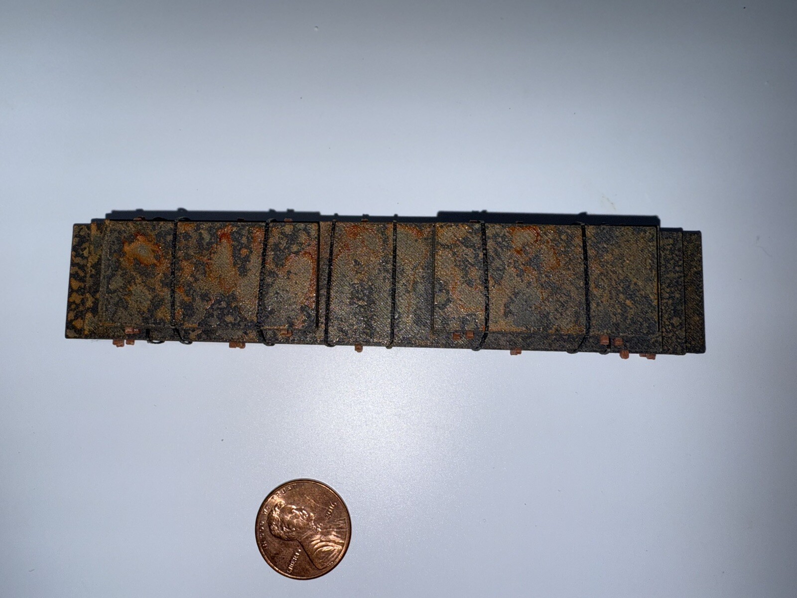 New 1:87 Ho Scale Rusty Flat Steel Load/decor (4.5in) (Real Rust) | eBay