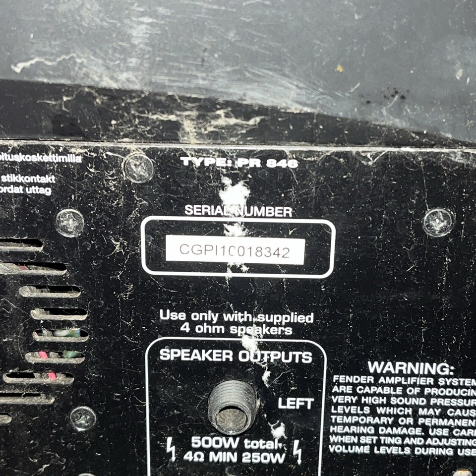 FENDER PASSPORT 500 PRO PORTABLE AMPLIFIER ONLY | eBay