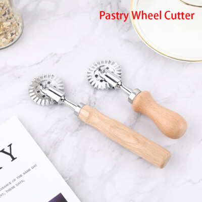 Pastry Wheel Cutter Pastry Cutting Wheel With Wooden Handle Dough ...