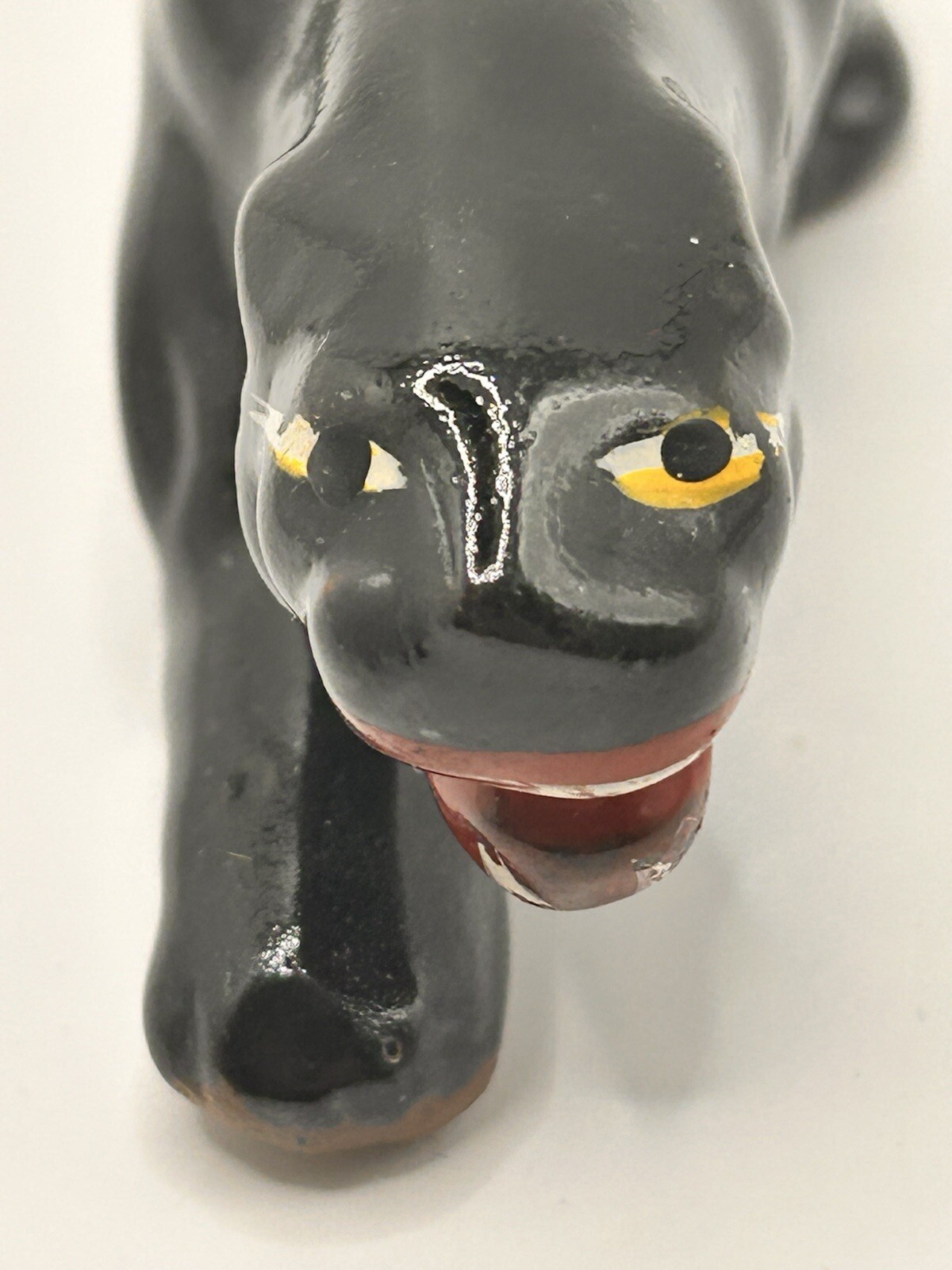 Vintage Redware Black Panther Figurine Japan Approx 5”L | eBay