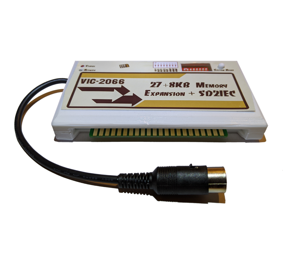 New Commodore VIC-20 35KB Switchable Memory RAM Expansion + SD2IEC VIC ...